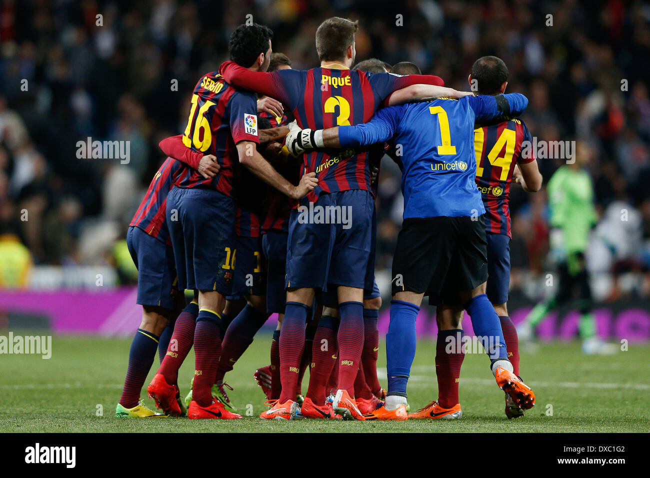 Barcelona spain real madrid players hi-res stock photography and images ...