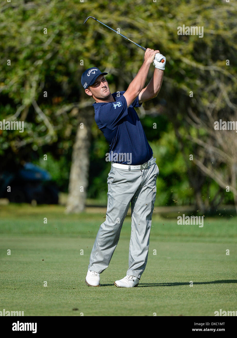 Orlando, Florida, USA. March 23, 2014. Matt Every 4th shot from #16 ...