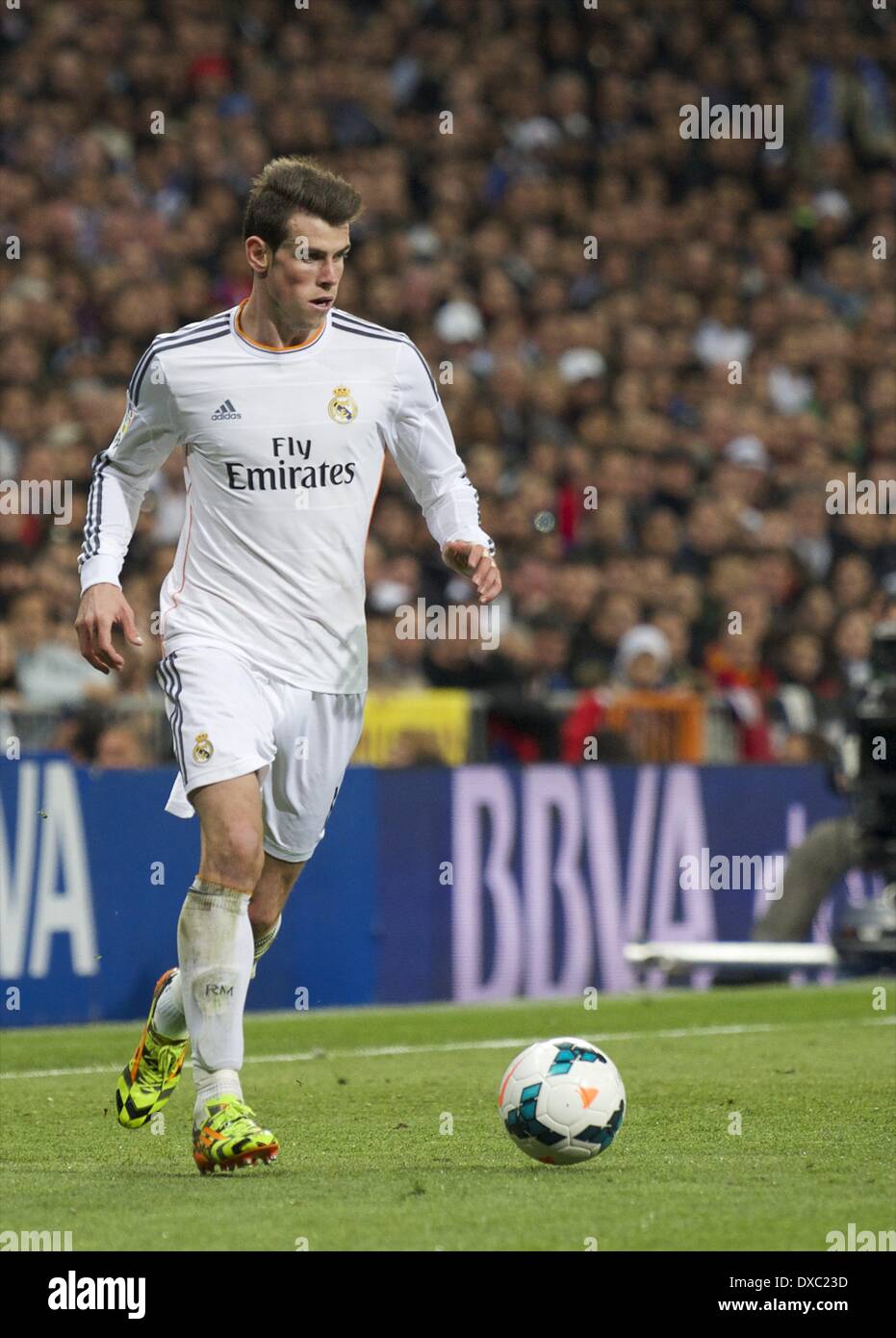 Madrid, Spain. 23rd Mar, 2014. Gareth Bale in action during Real Madrid ...