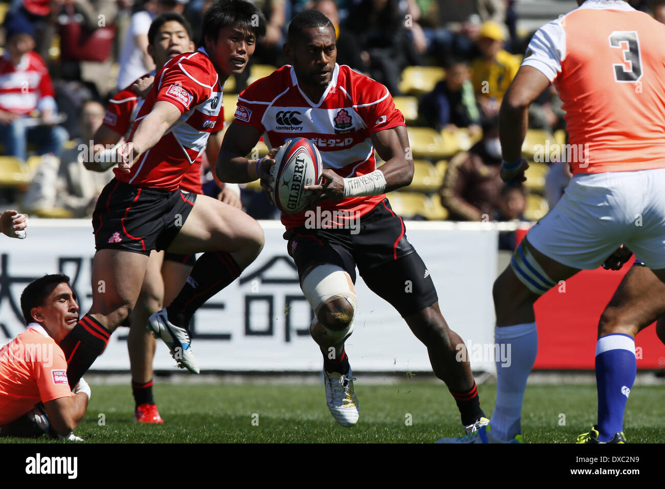 Tokyo, Japan. 22nd Mar, 2014. (L to R) Katsuyuki Sakai (JPN), Lote ...