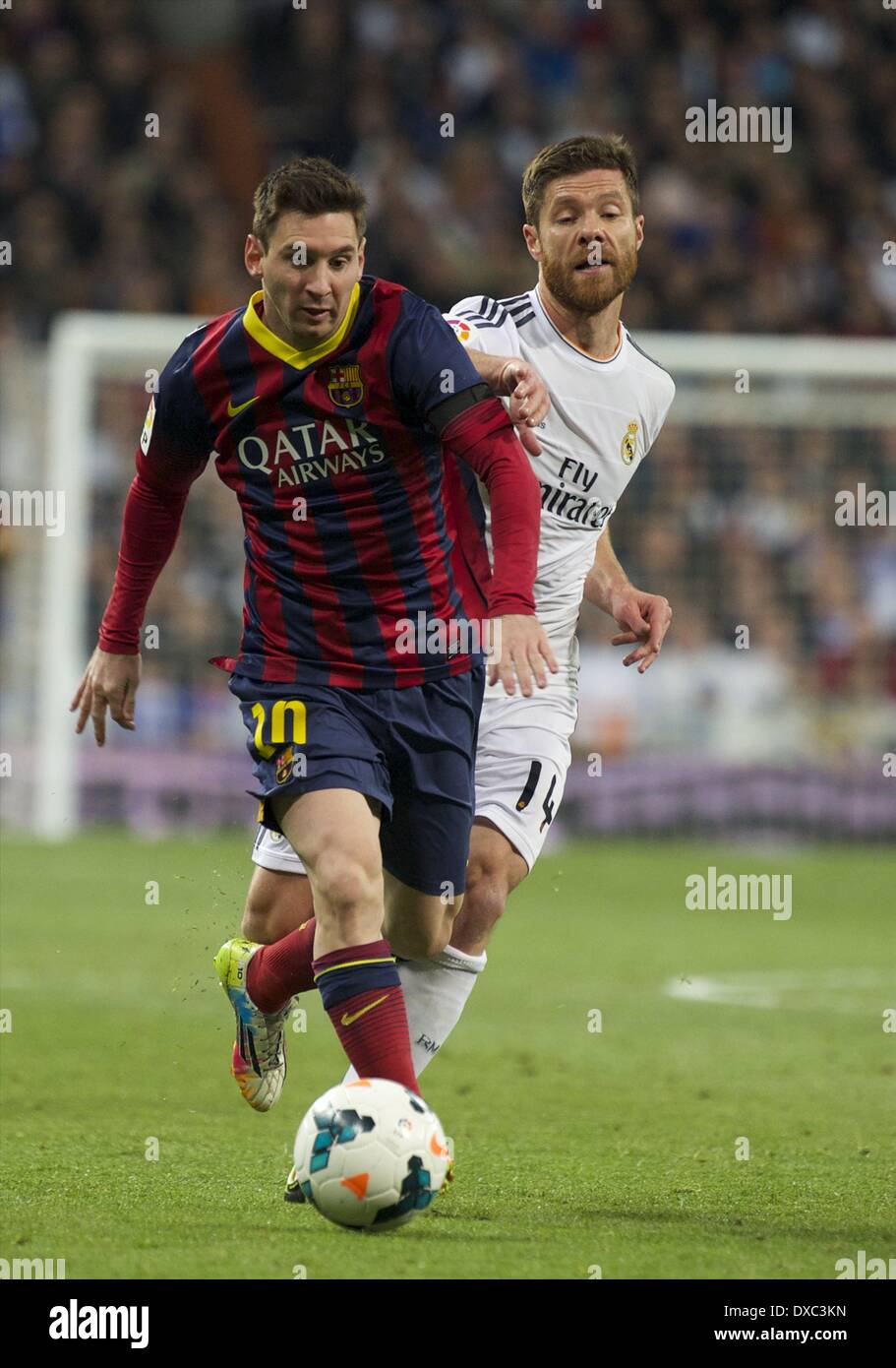 Lionel messi 2014 barcelona real madrid hi-res stock photography and ...