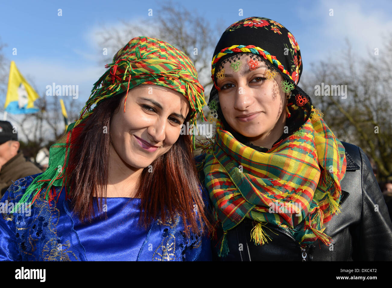 London England, 23th March 2014 : Thousands attends mainly Kurdish's ...