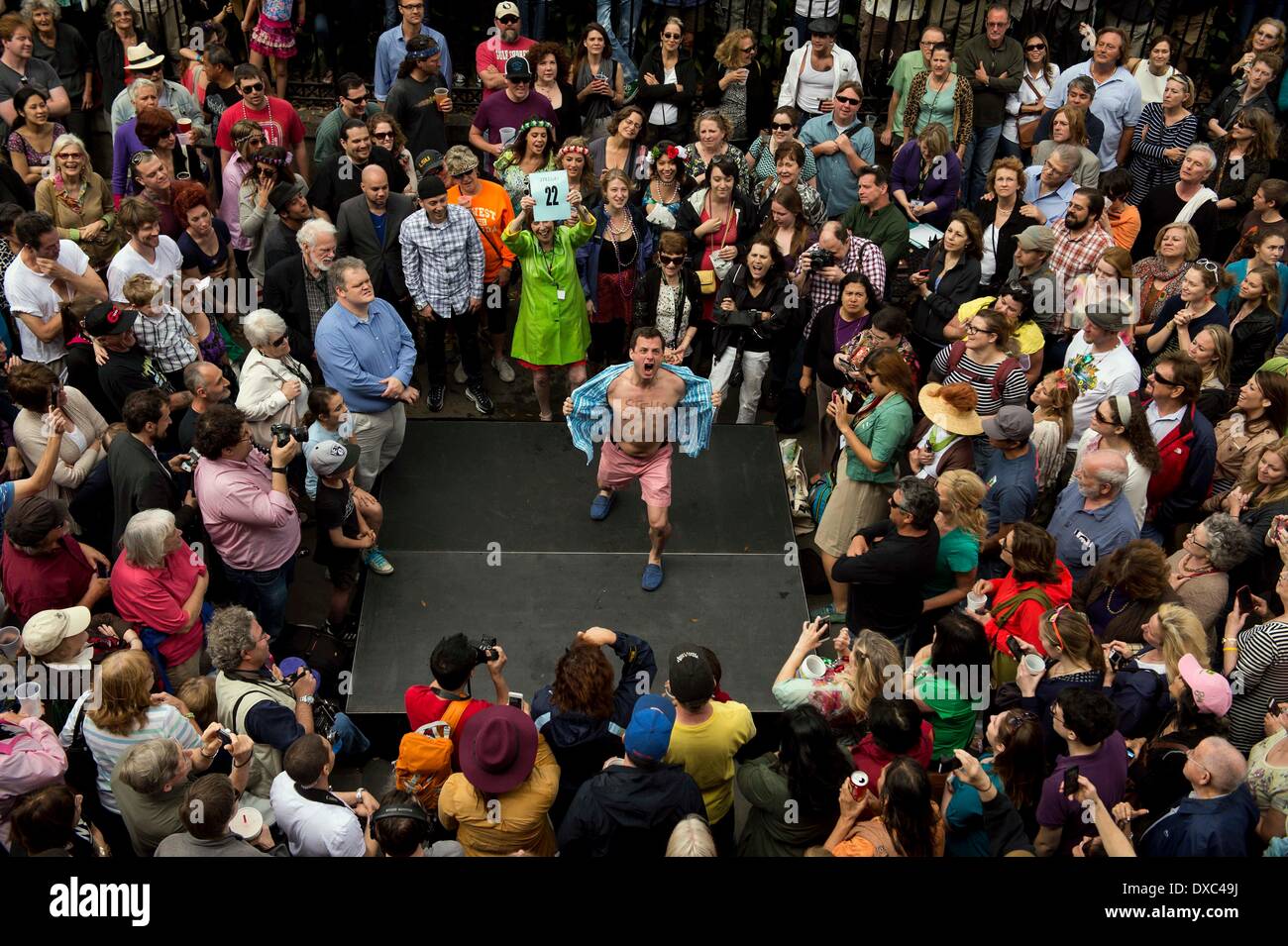 New Orleans, Louisiana, USA. 23rd Mar, 2014. JONATHAN REAZIN competes ...