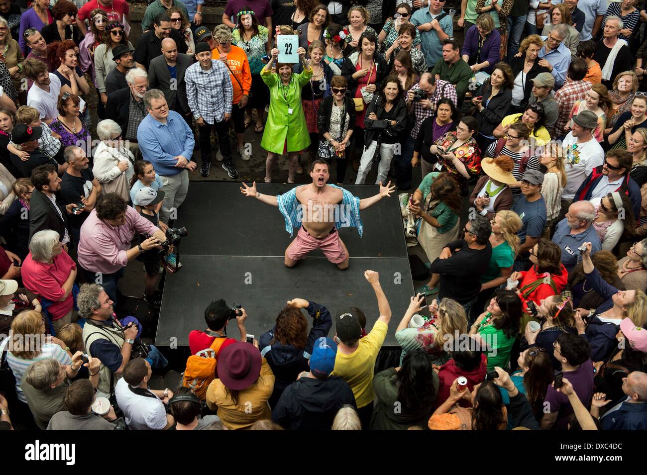 New Orleans, Louisiana, USA. 23rd Mar, 2014. JONATHAN REAZIN competes ...
