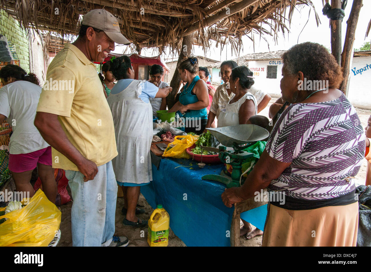 Street food vendors in Yapatera village, Piura. Peru Stock Photo - Alamy