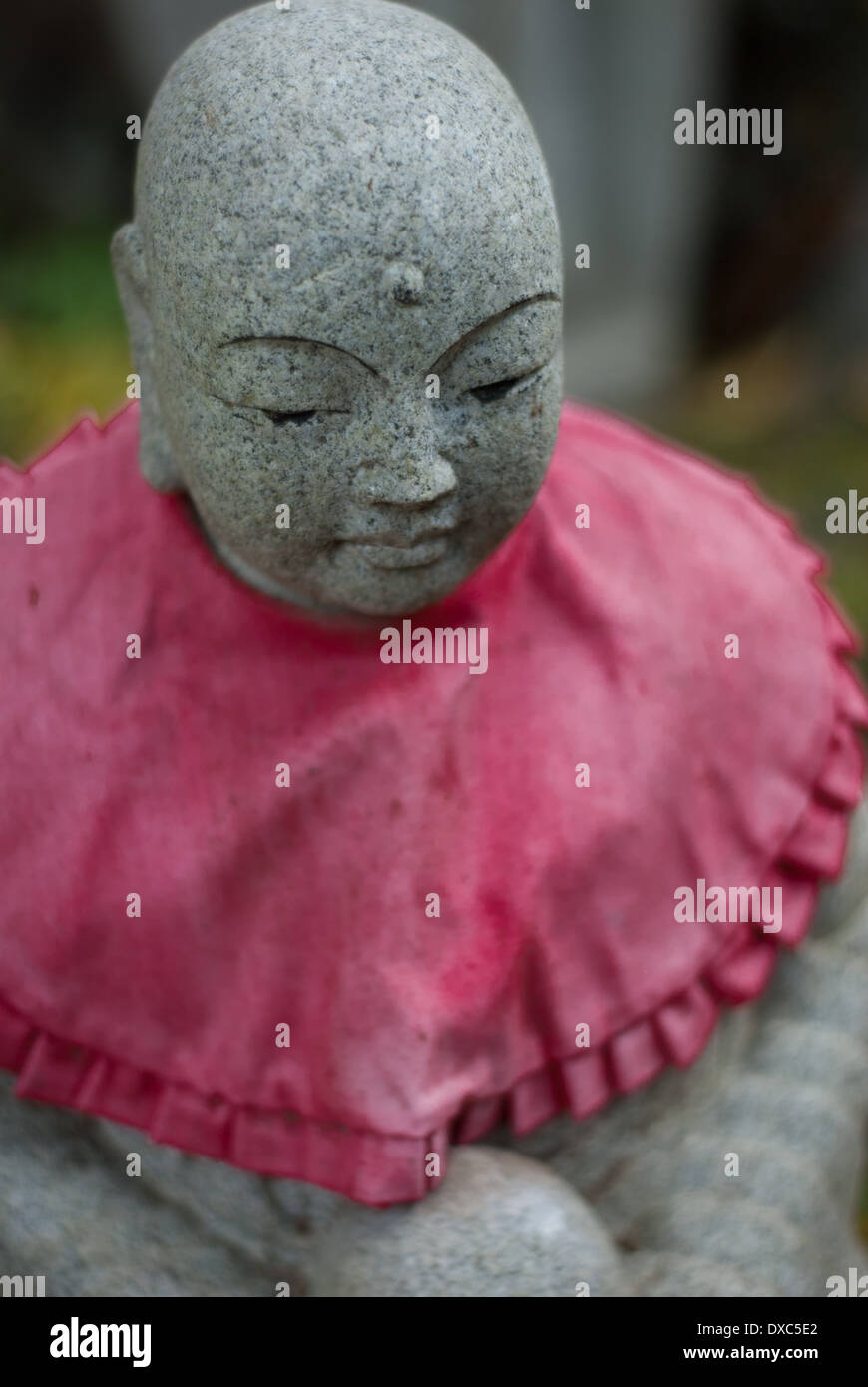 Stone statue in a temple, Tokyo, Japan Stock Photo - Alamy