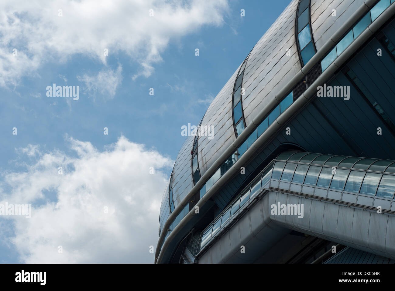 Osaka Dome baseball stadium and sky, Osaka, Japan Stock Photo - Alamy