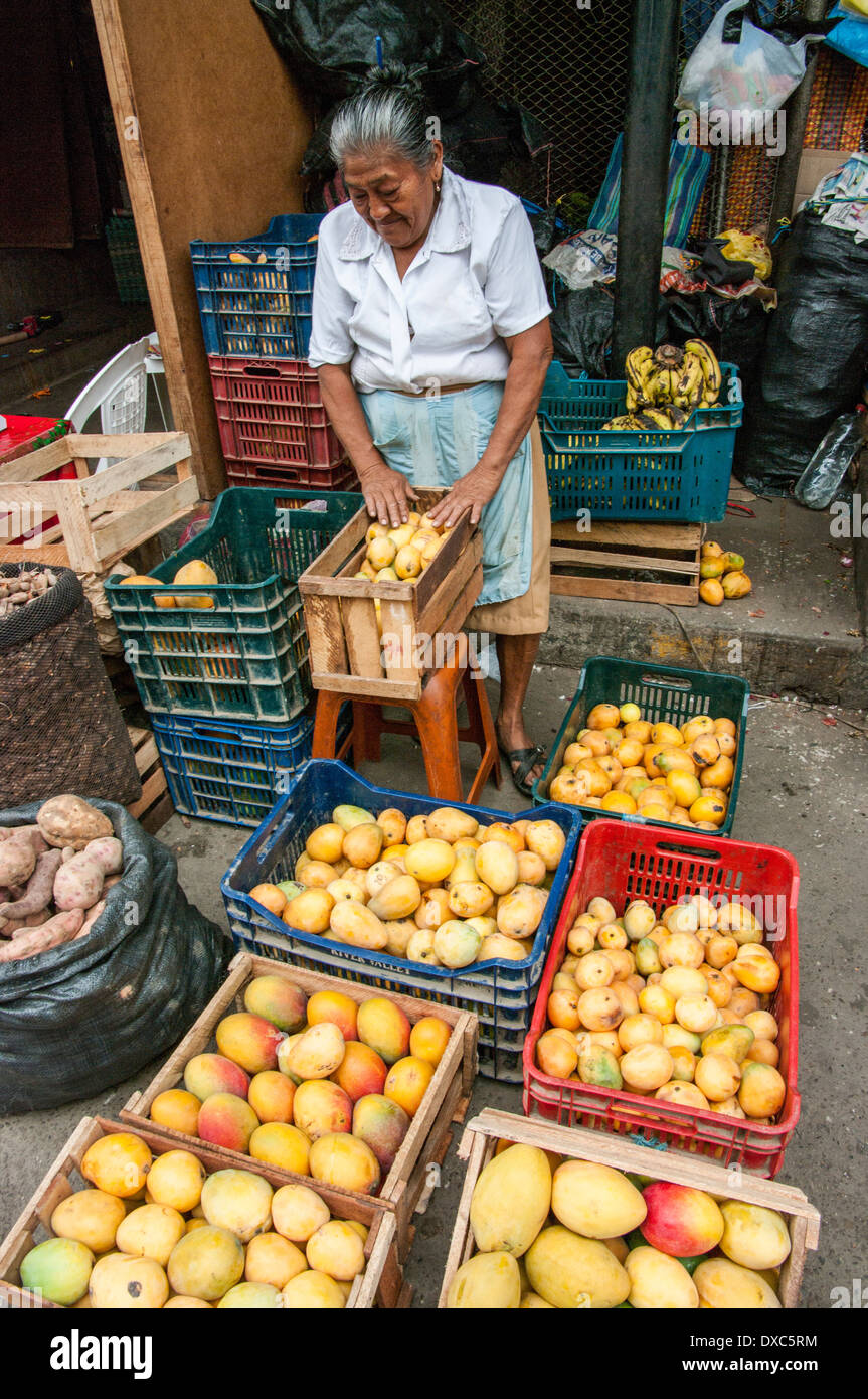 Central Market in Chulucanas. Piura, Peru Stock Photo - Alamy