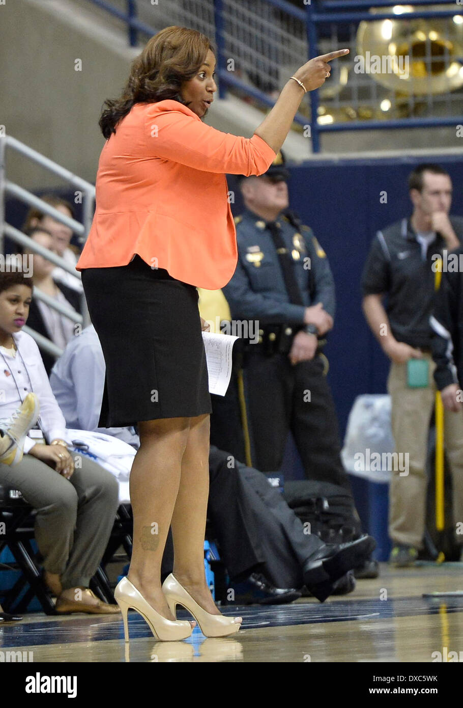 Storrs, CT, USA. 23rd Mar, 2014. Sunday March 23, 2014: Prairie View ...