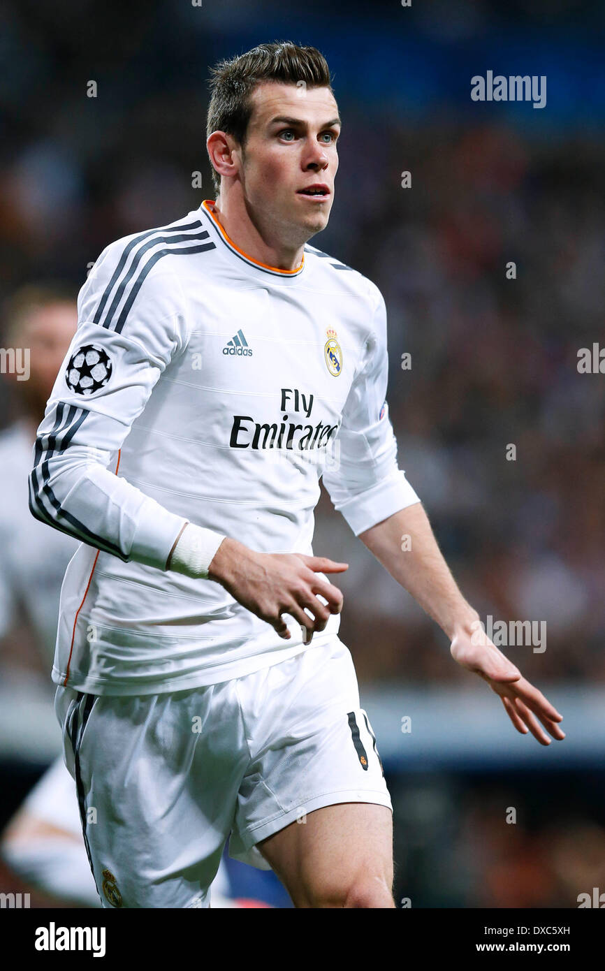 Madrid, Spain. © D. 18th Mar, 2014. Gareth Bale (Real) Football/Soccer ...