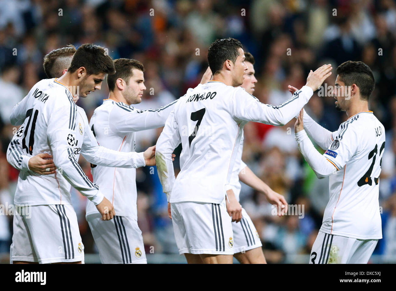 Real madrid team champions league 2014 hi-res stock photography and ...