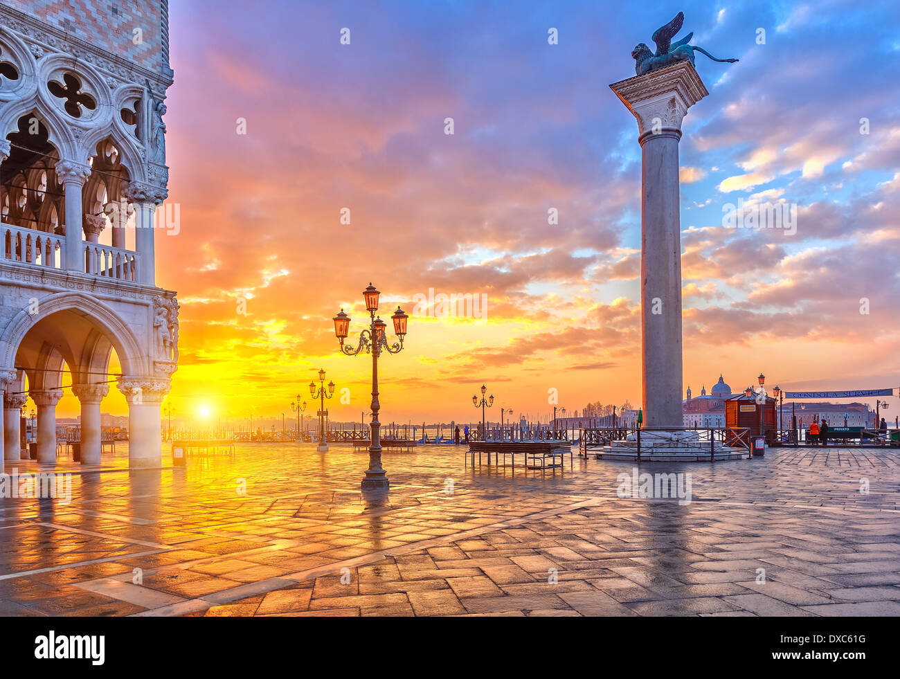 Sunrise in Venice Stock Photo - Alamy
