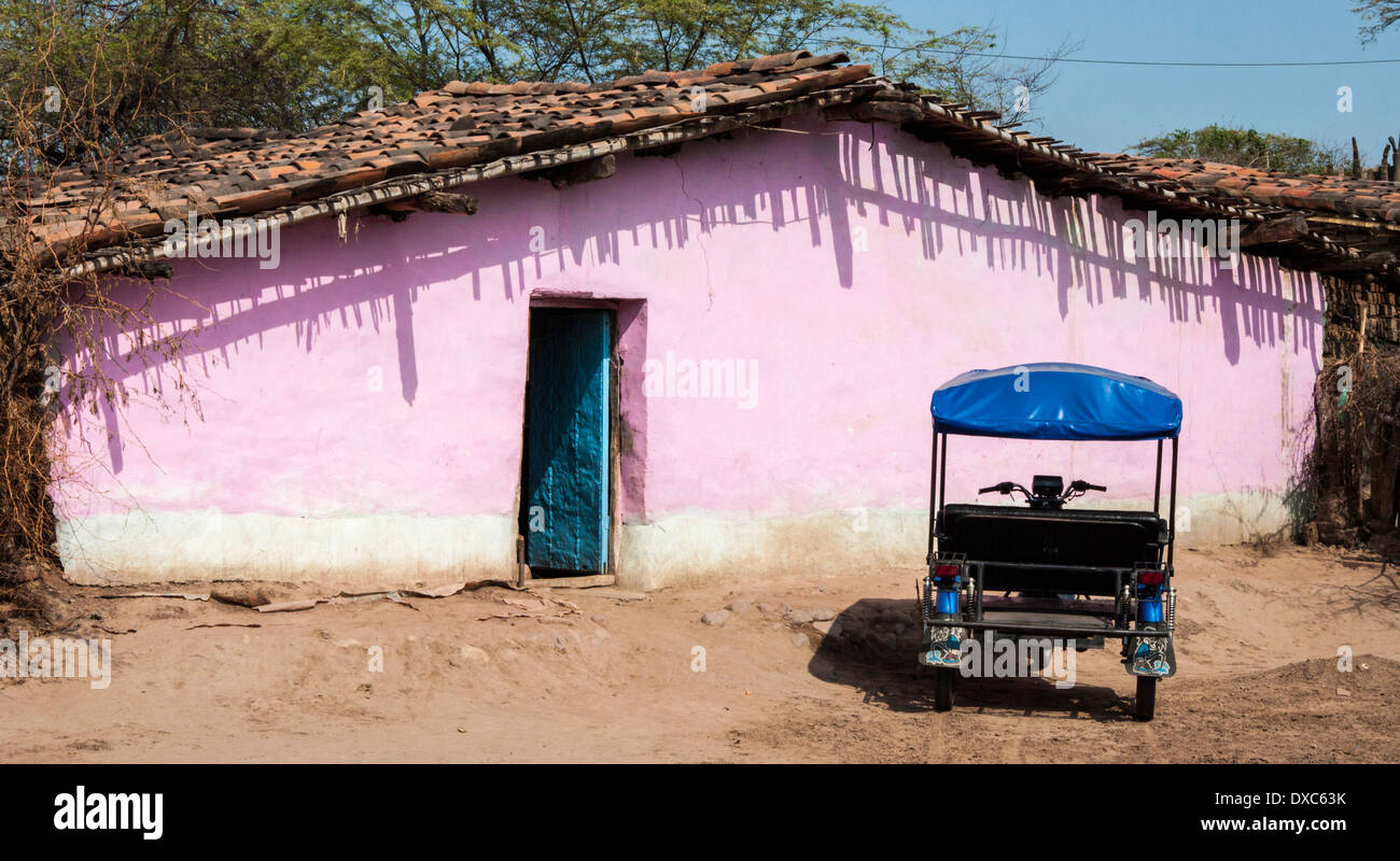 Traditional architecture in northern Peru. Piura Stock Photo - Alamy