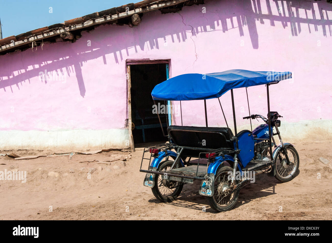 Traditional architecture in northern Peru. Piura Stock Photo - Alamy