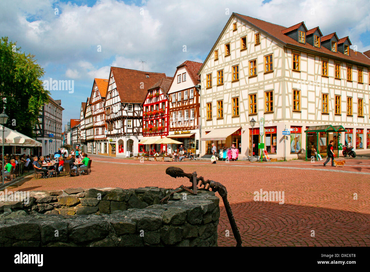 Market Square, Grunberg Stock Photo - Alamy