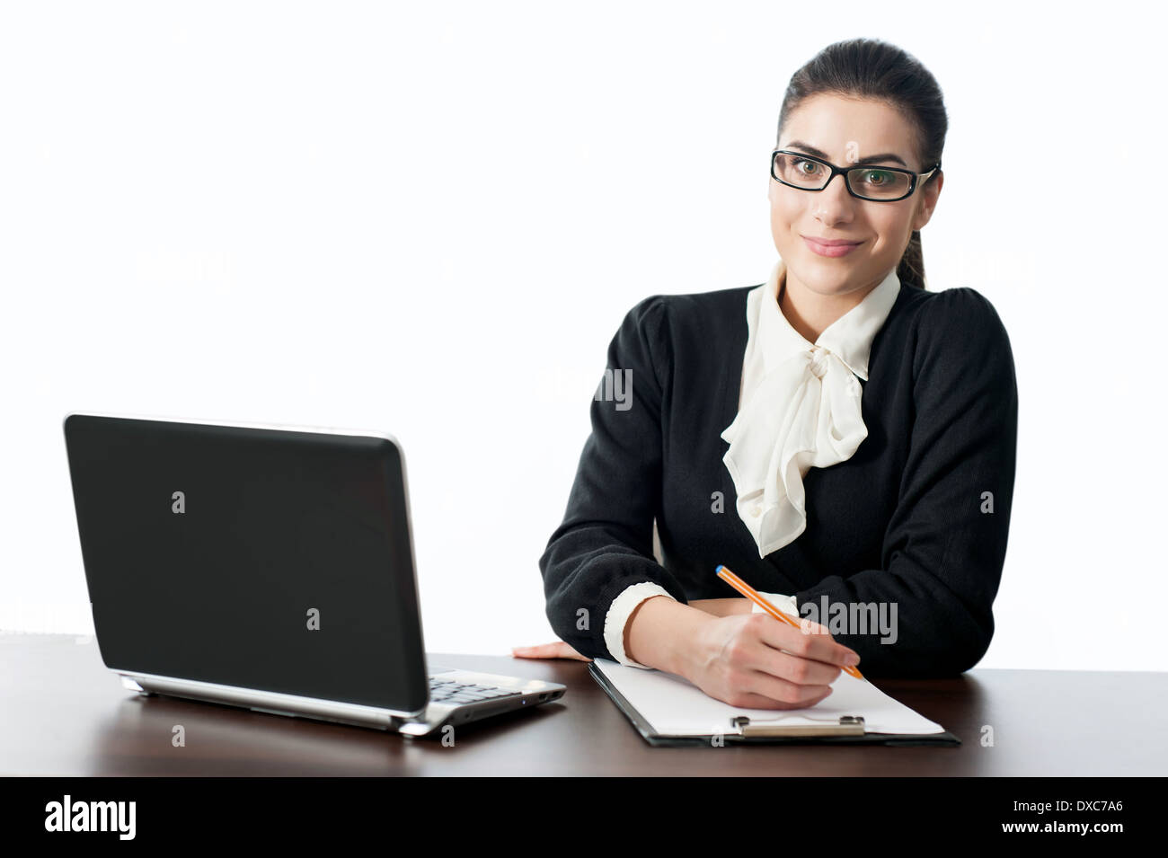 Smile desk hi-res stock photography and images - Alamy
