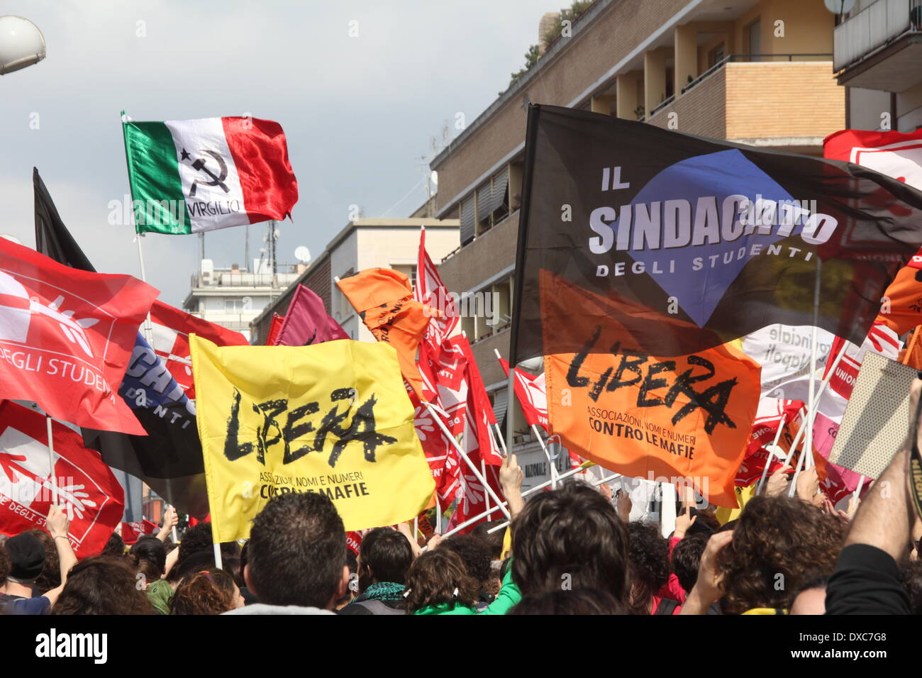 Latina, Italy. 22nd March 2014. Libera Day of Memory and Commitment to ...