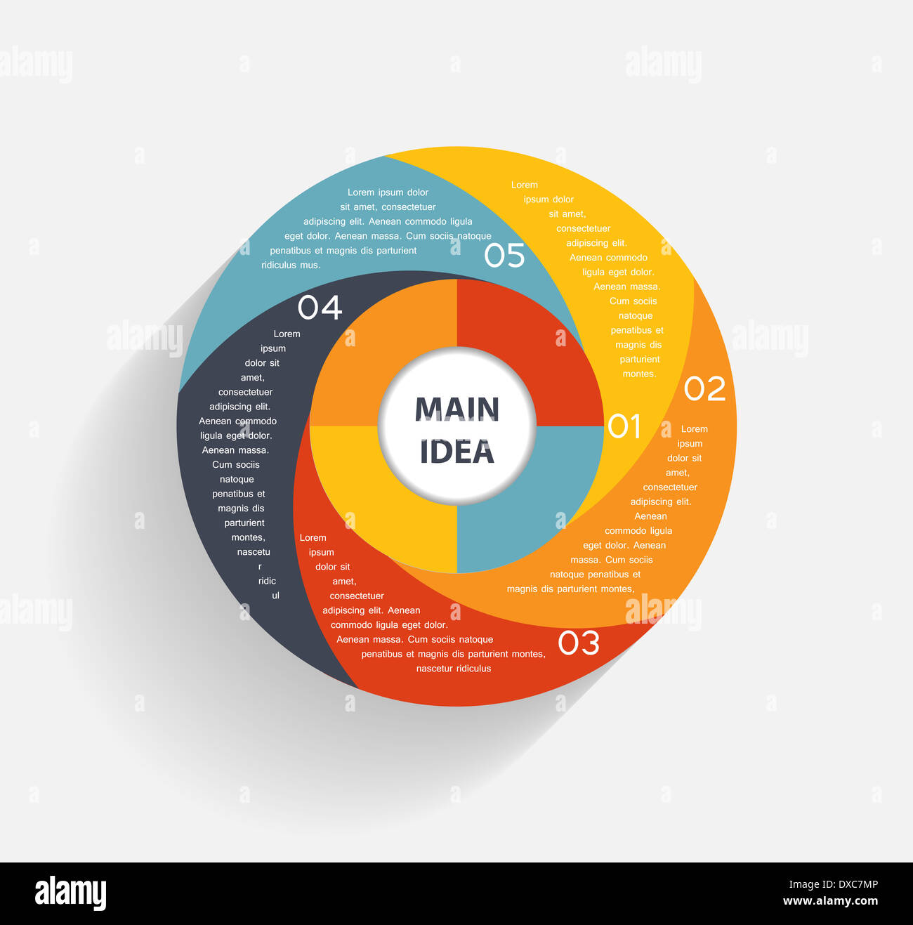 Infographic business template vector illustration Stock Photo - Alamy