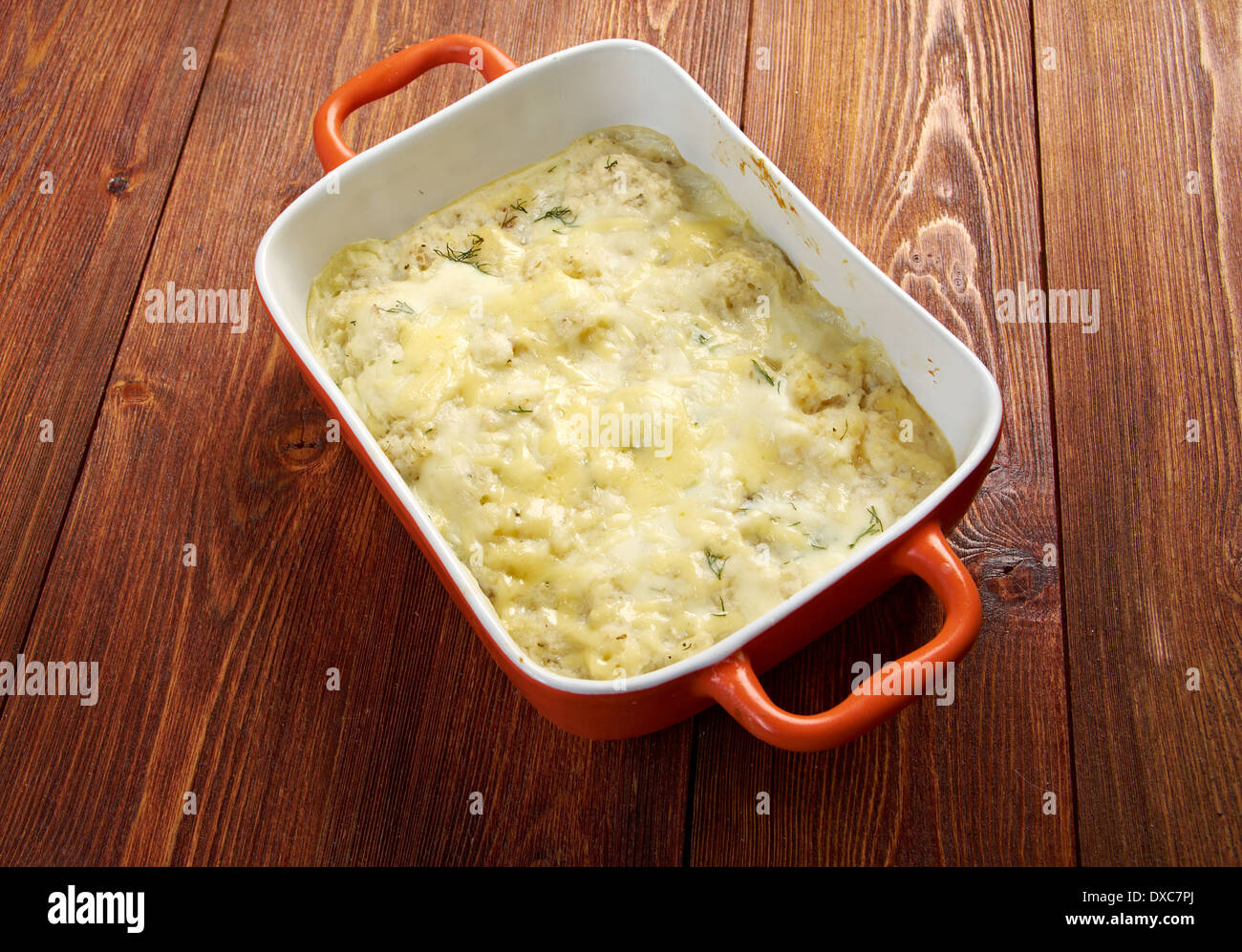 Fish Quenelle . Quenelles de Poisson à la Sauce Velouté Stock Photo - Alamy