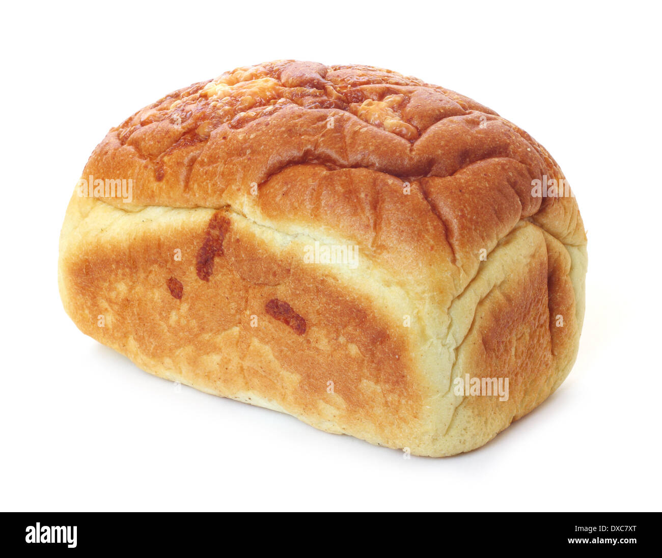 Loaf of fresh bread isolated on white background Stock Photo - Alamy