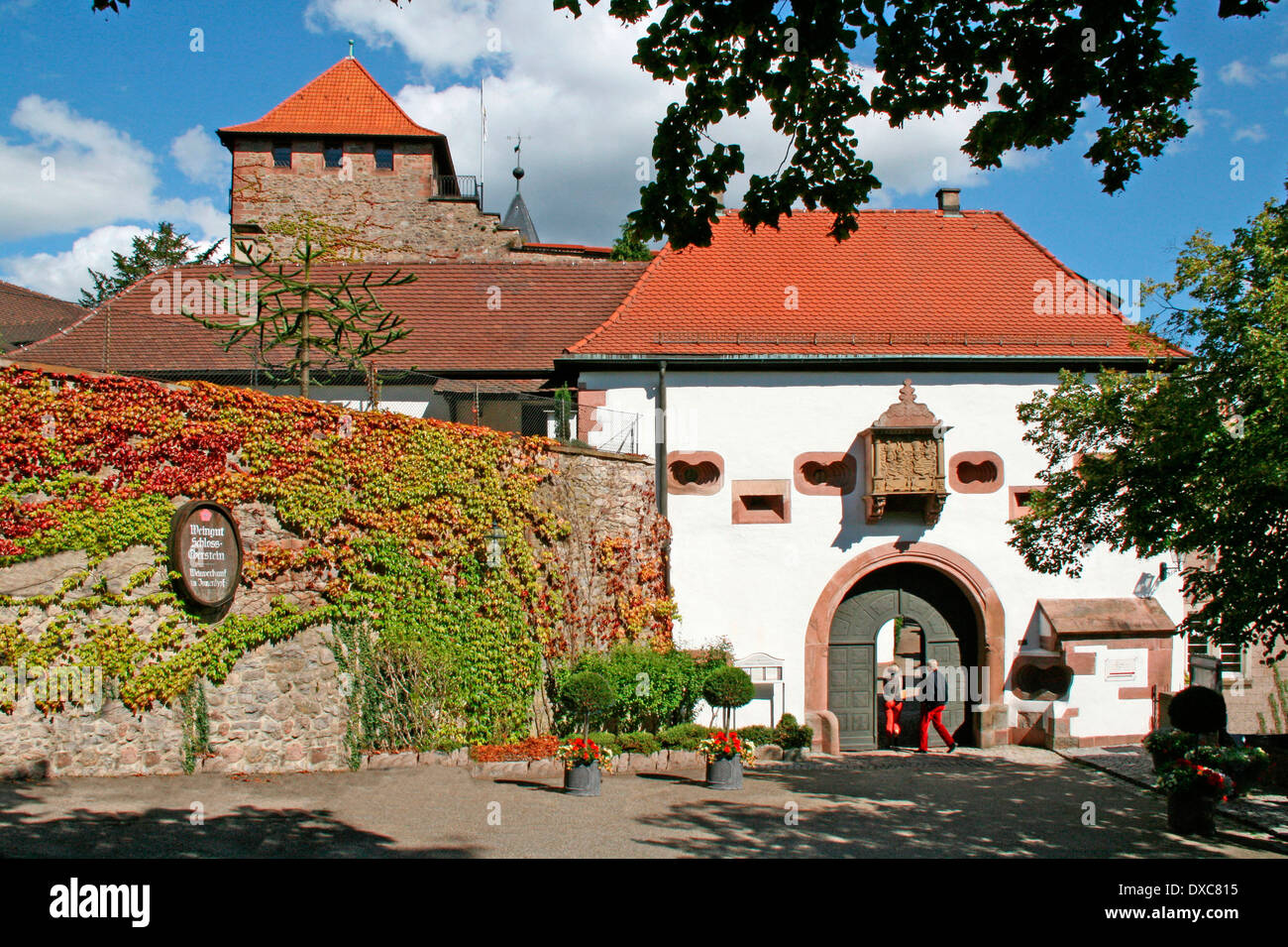Winery Castle Eberstein, Gernsbach Stock Photo - Alamy