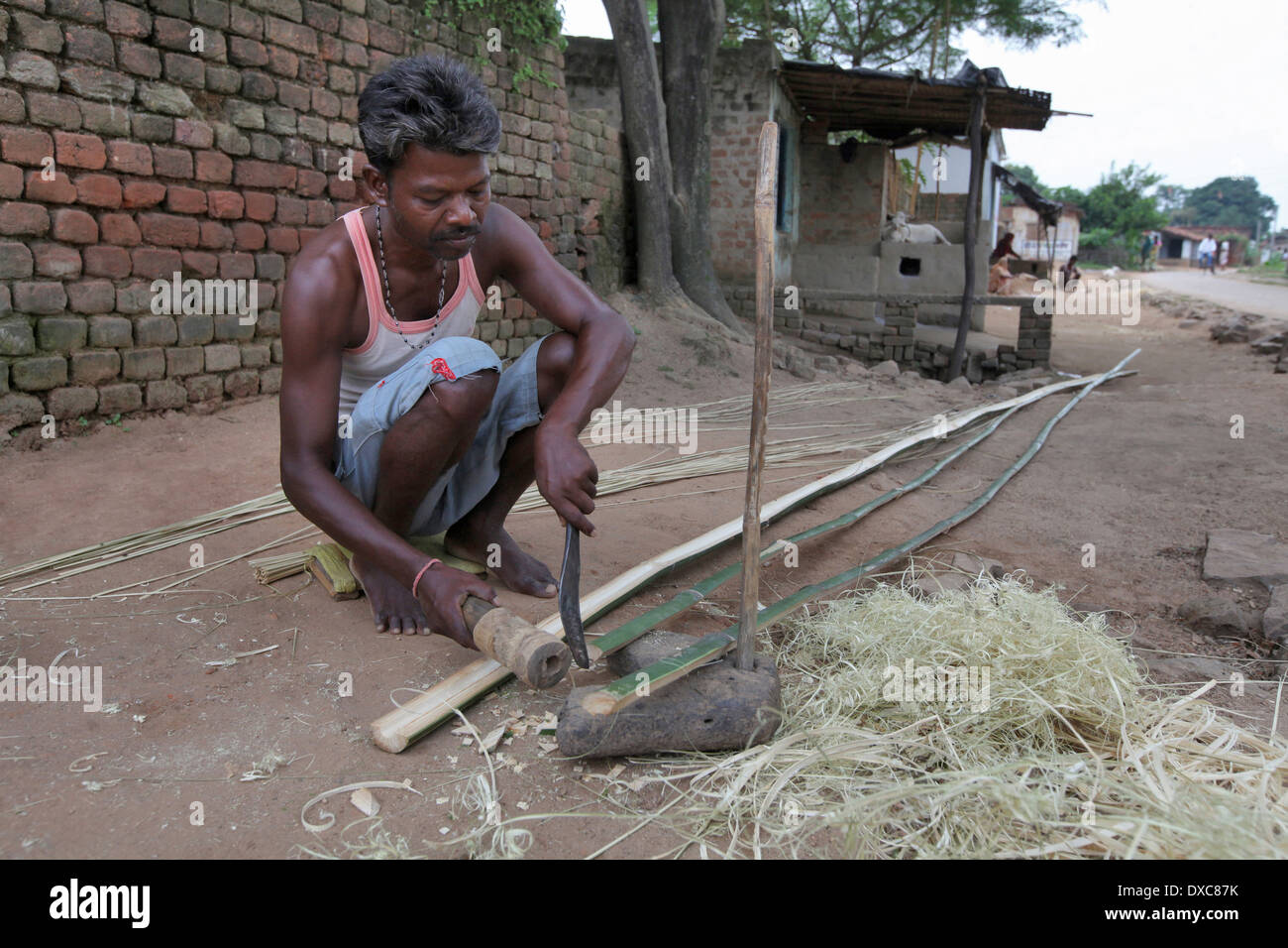 Indian bamboo craft hi-res stock photography and images - Alamy