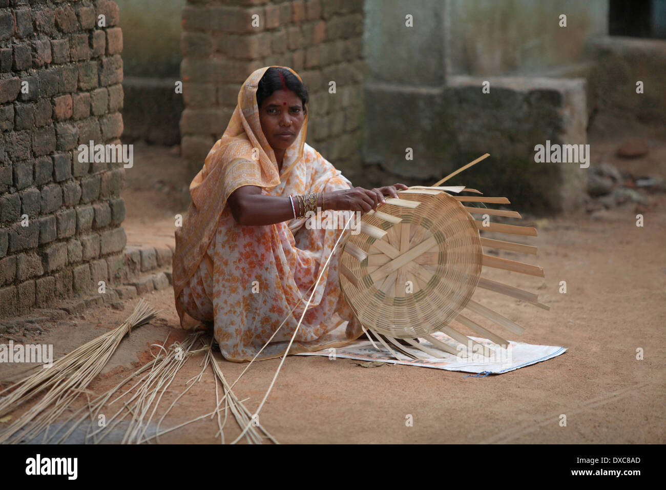 Indian bamboo craft hi-res stock photography and images - Alamy