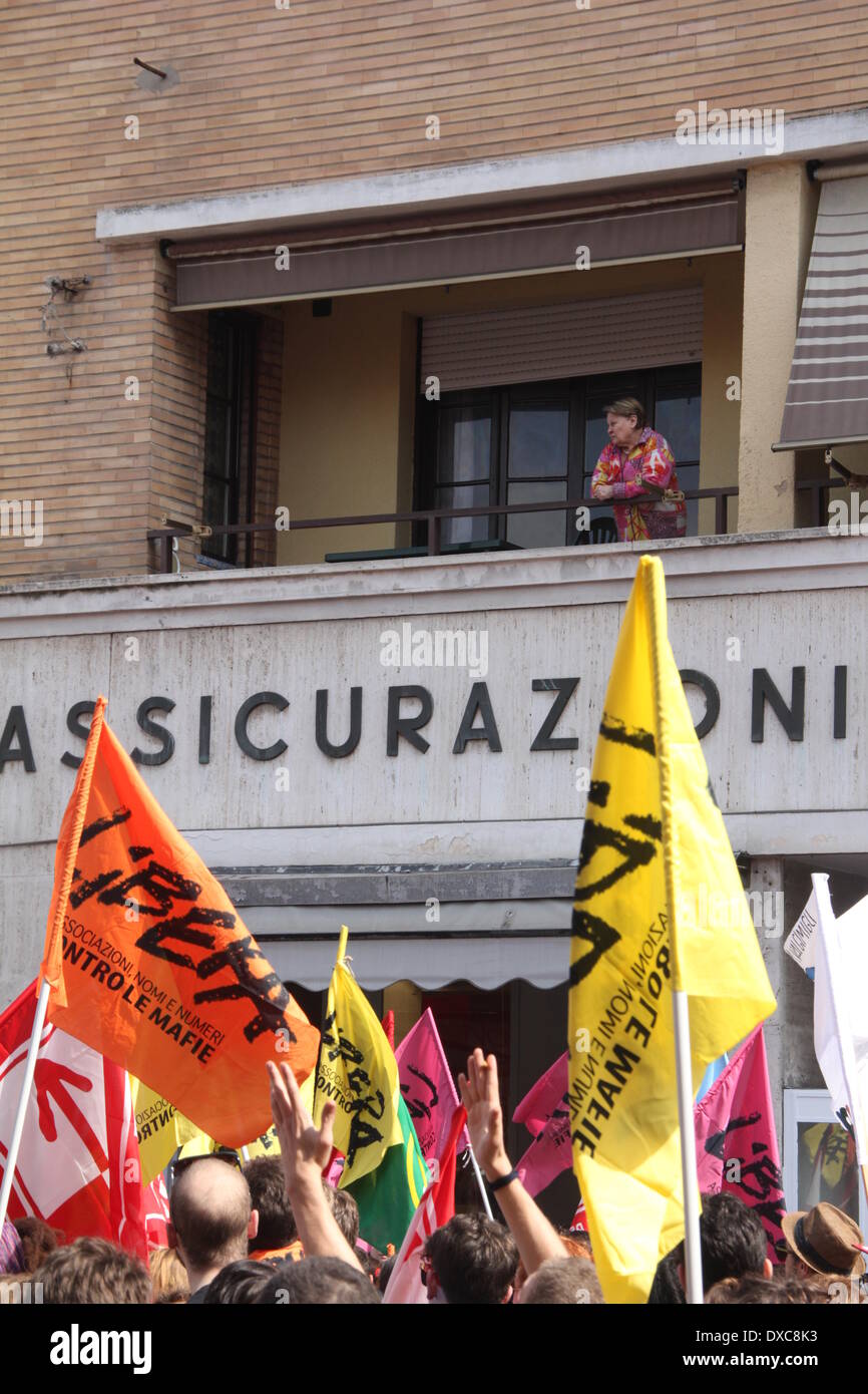 Latina, Italy. 22nd March 2014. Libera Day of Memory and Commitment to ...