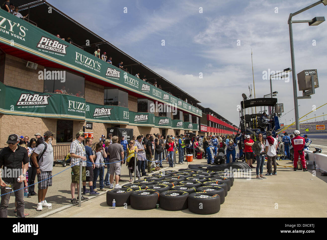 Fontana, California, US. 23rd Mar, 2014. General view of the atmosphere ...