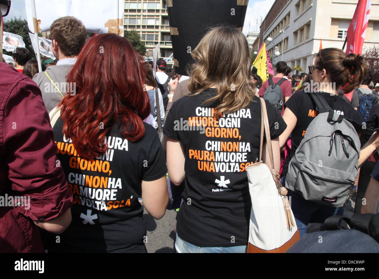 Latina, Italy. 22nd March 2014. Libera Day of Memory and Commitment to ...