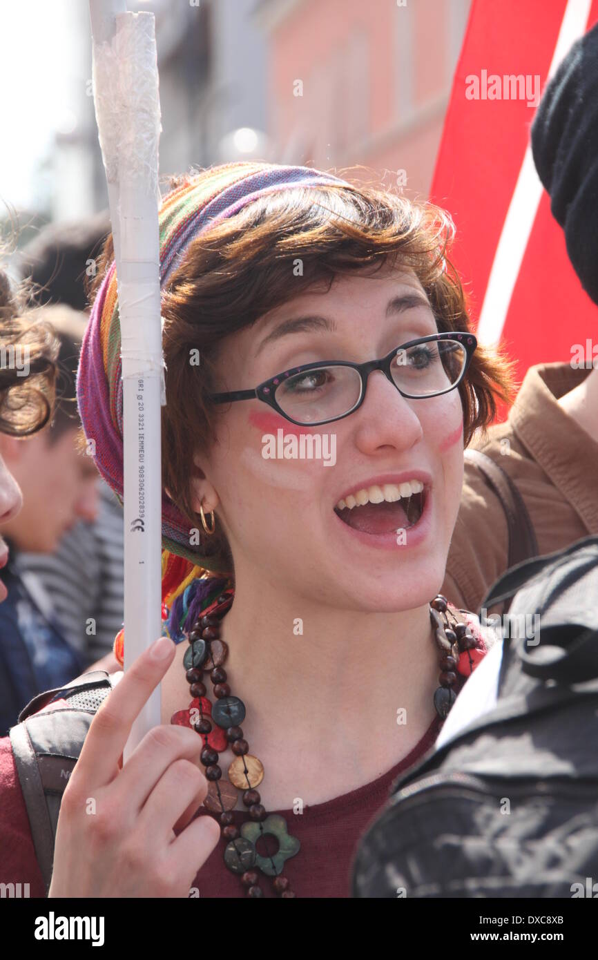 Latina, Italy. 22nd March 2014. Libera Day of Memory and Commitment to ...