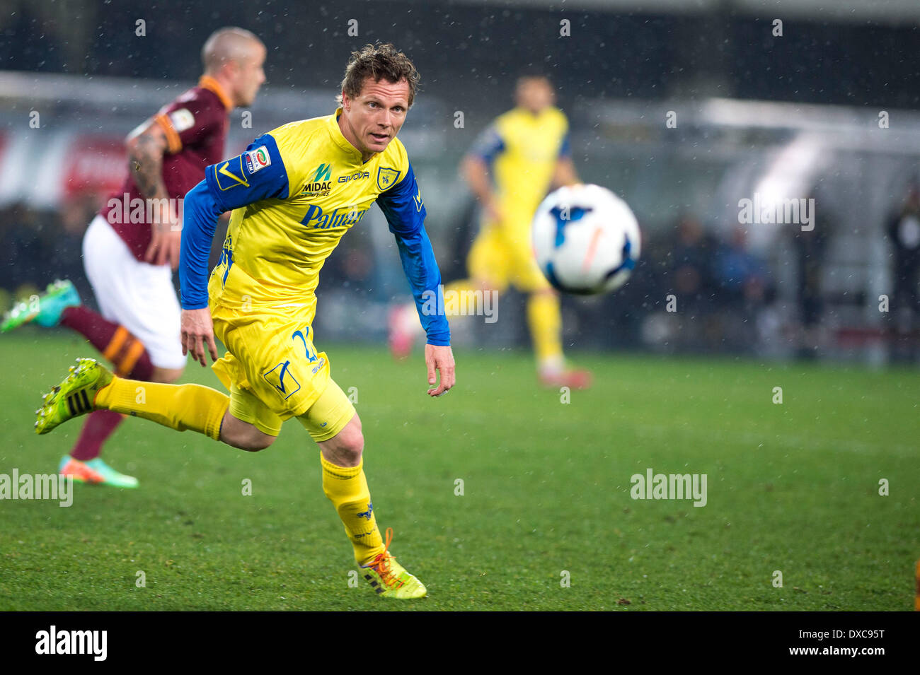 Verona, Italy. 22nd Mar, 2014. Nicolas Frey (Chievo) Football/Soccer ...