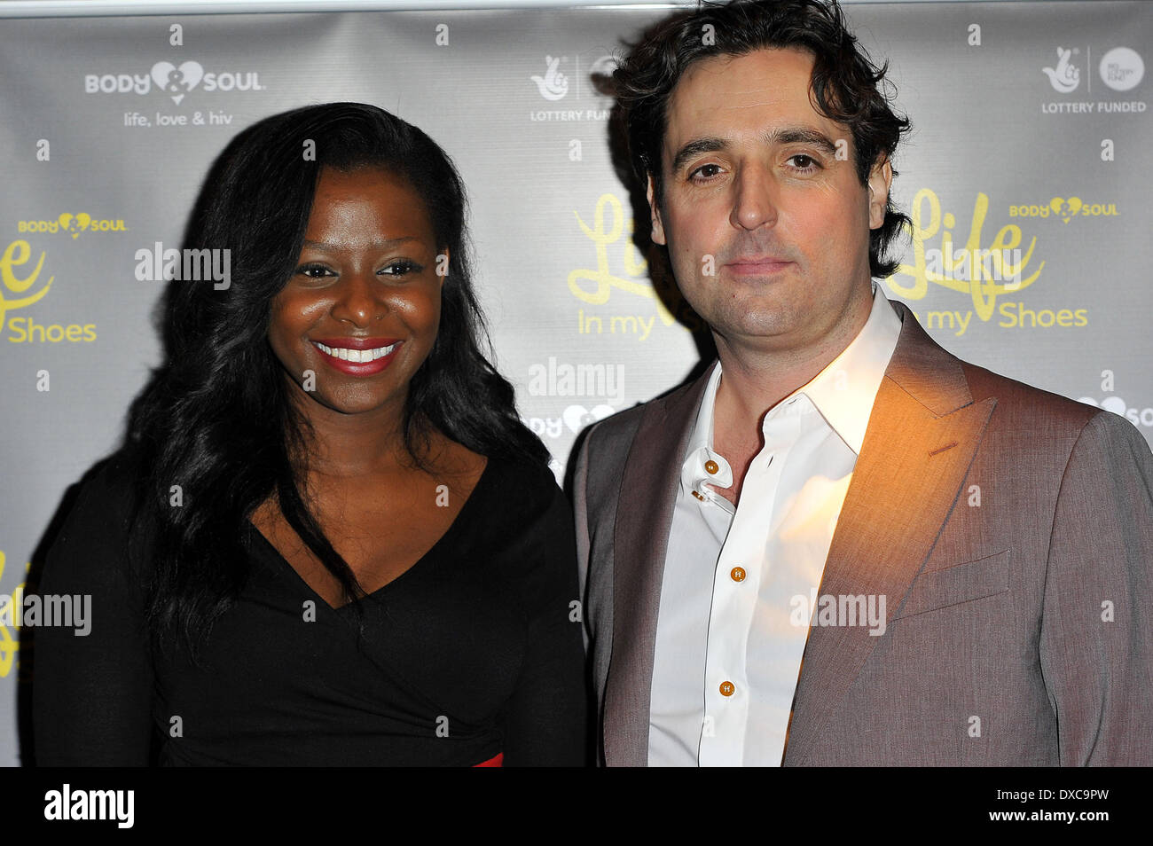 Pearl Mahaga and Tudor Payne, at the UK film premiere of Undefeated at ...