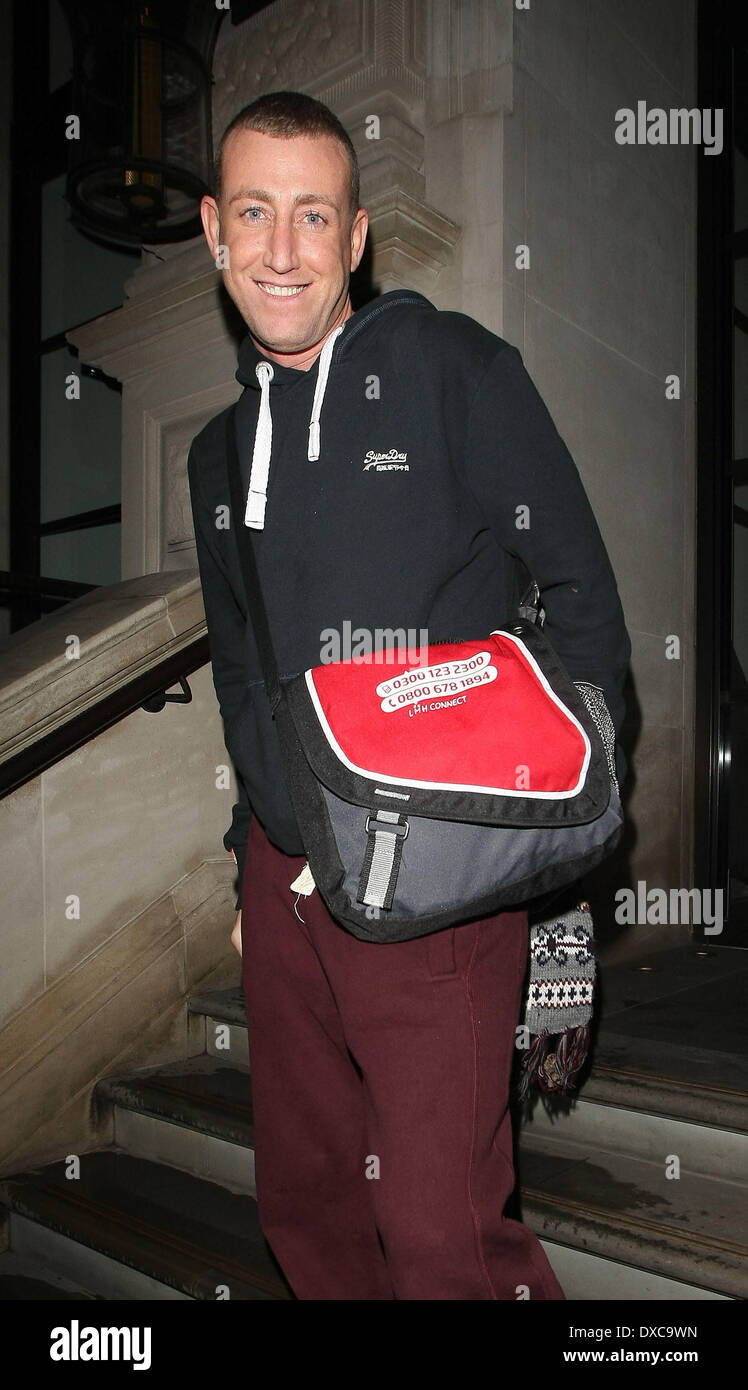 X Factor contestant Christopher Maloney returns to his hotel. London ...