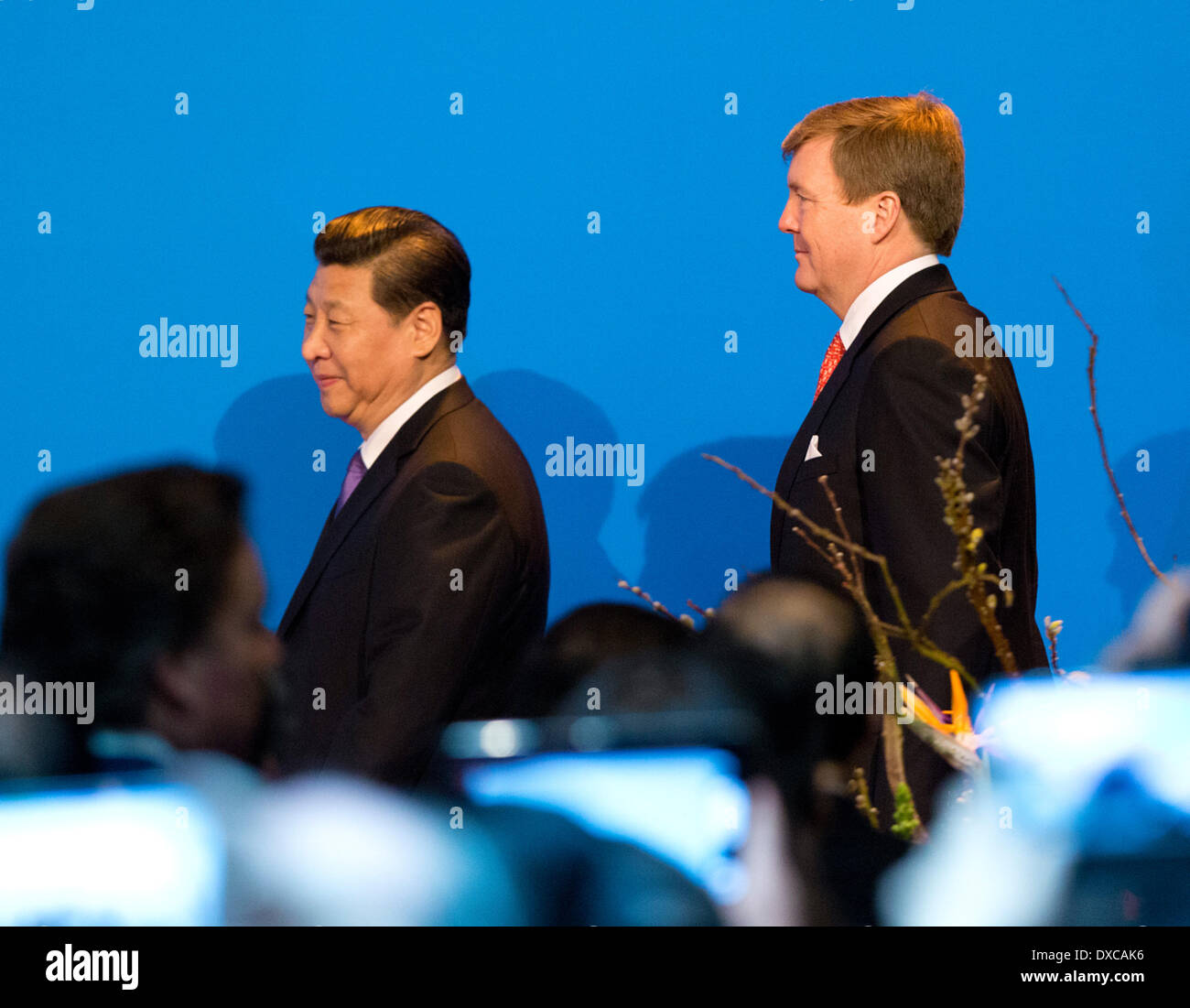 King Willem-Alexander The Netherlands and Chinese President Xi Jinping attend The Netherlands ...