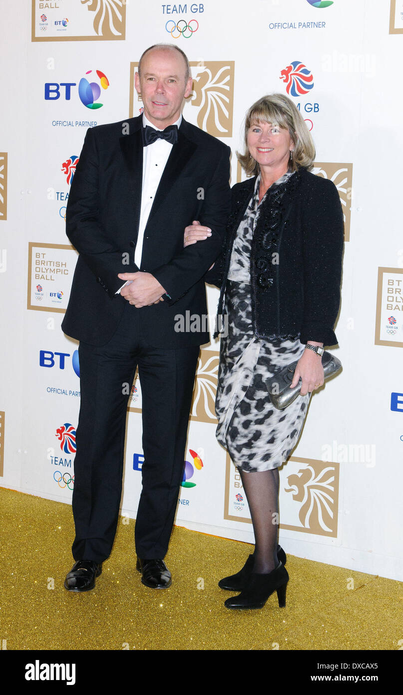 Sir Clive Woodward and guest BT British Olympic Ball held at the ...