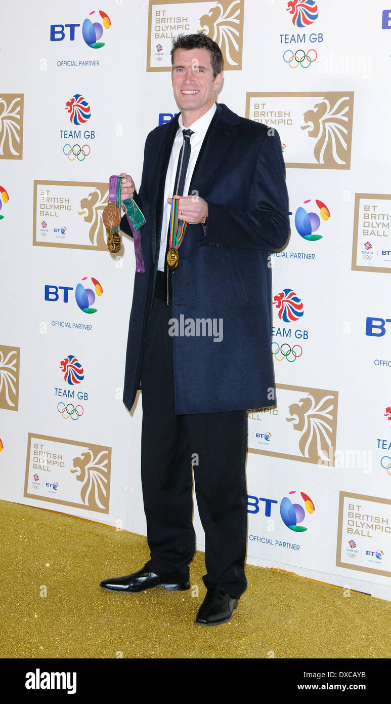 Greg Searle BT British Olympic Ball held at the Grosvenor House ...