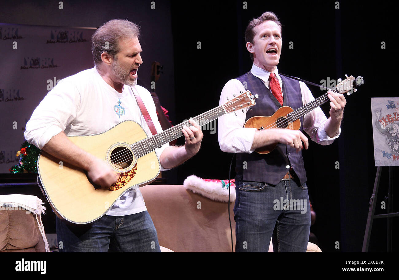 Marc Kudisch and Jeffry Denman at the press rehearsal for ‘The Holiday ...