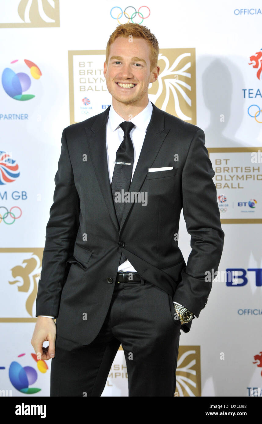 Greg Rutherford BT British Olympic Ball held at the Grosvenor House ...