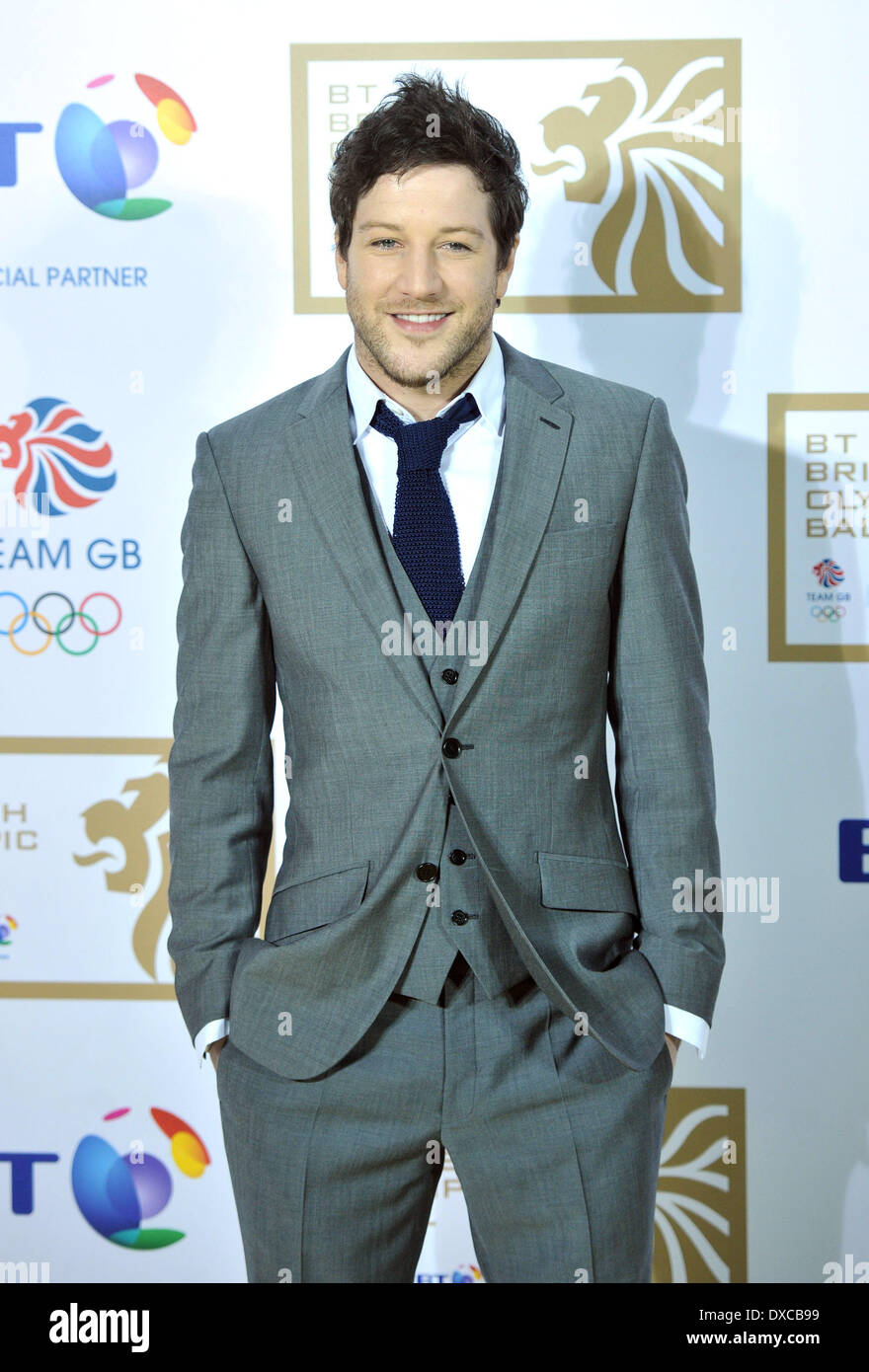 Matt Cardle BT British Olympic Ball held at the Grosvenor House ...