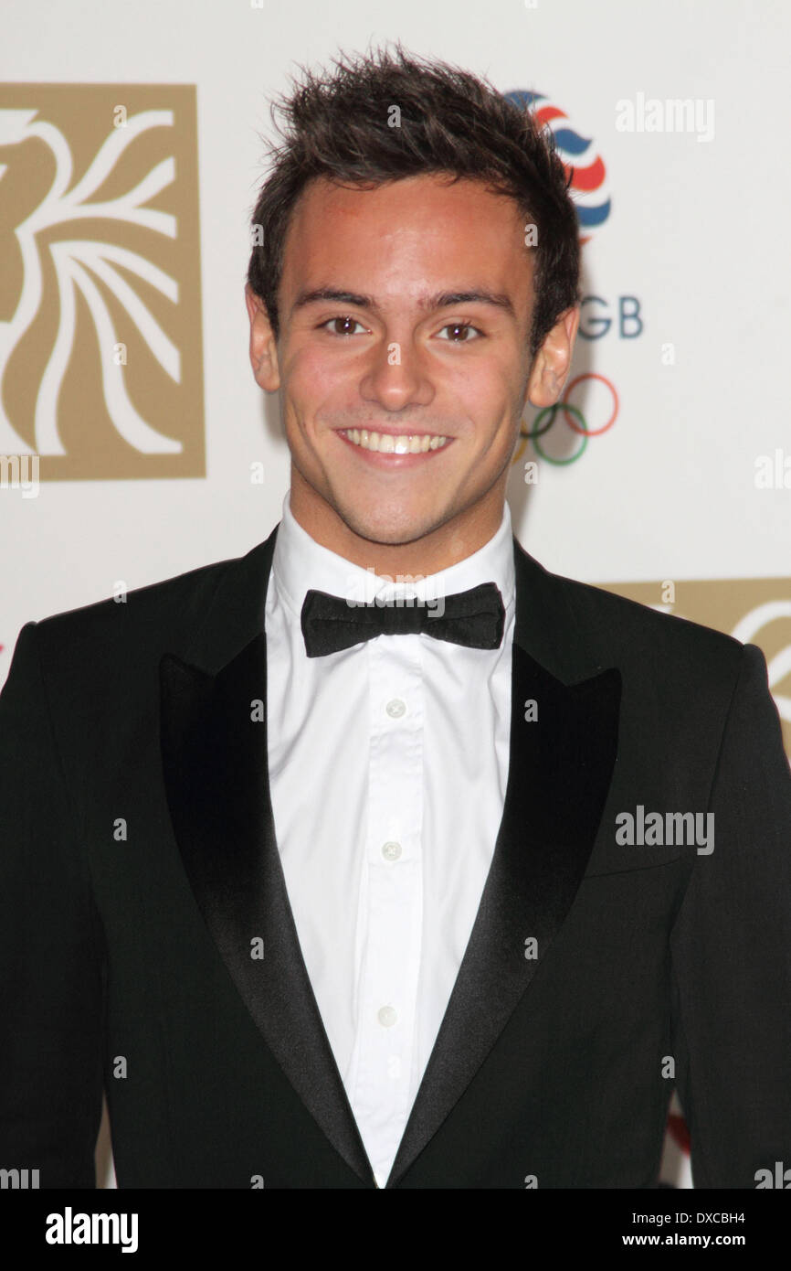 Tom Daley BT British Olympic Ball held at the Grosvenor House ...