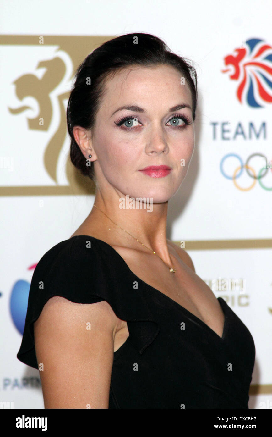 Victoria Pendleton BT British Olympic Ball held at the Grosvenor House ...