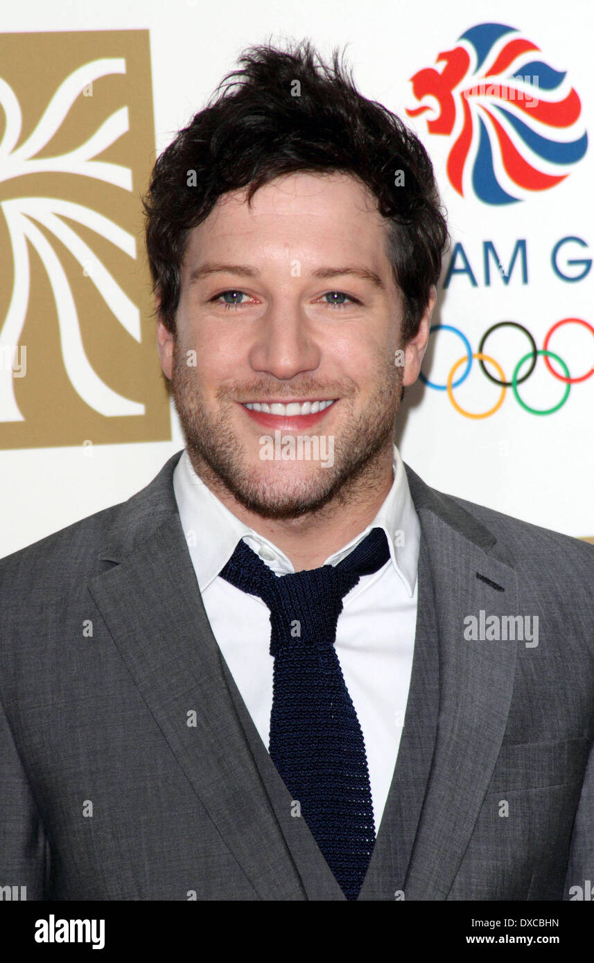 Matt Cardle BT British Olympic Ball held at the Grosvenor House ...
