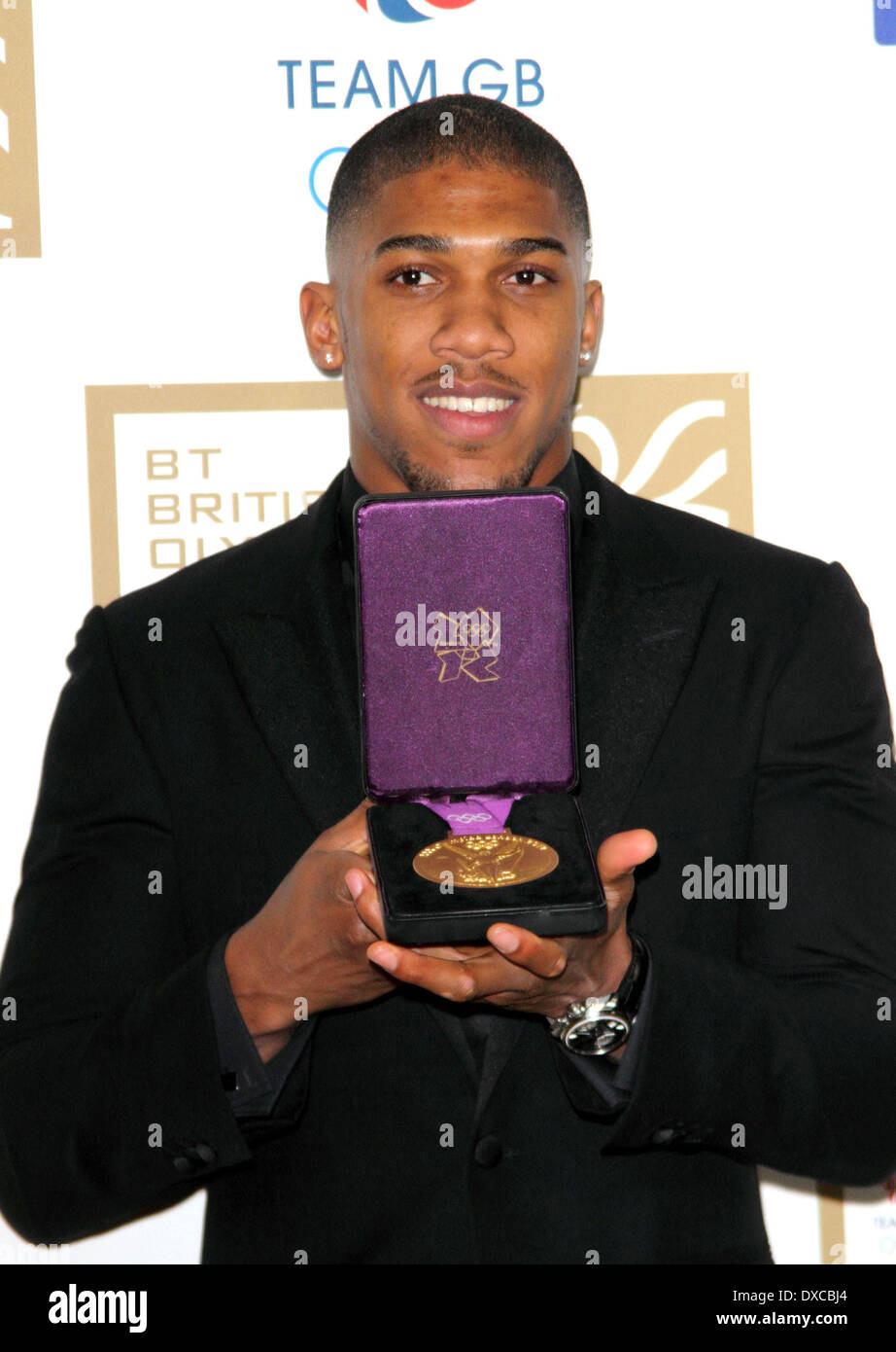 Anthony Joshua BT British Olympic Ball held at the Grosvenor House ...