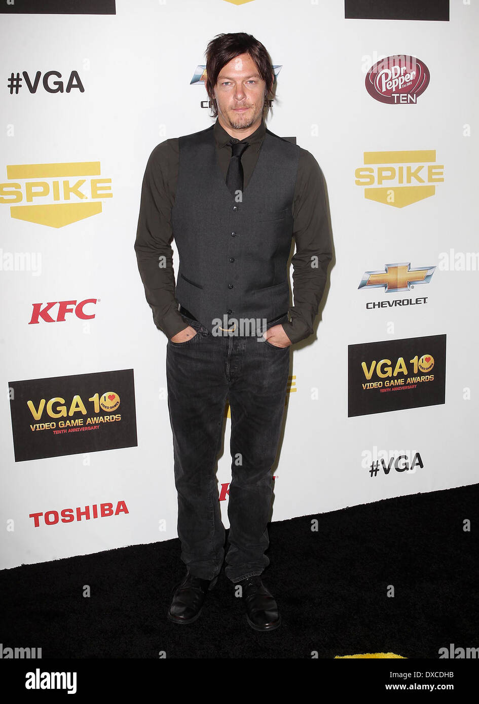 Norman Reedus, at Spike TV's 10th annual Video Game Awards at Sony ...