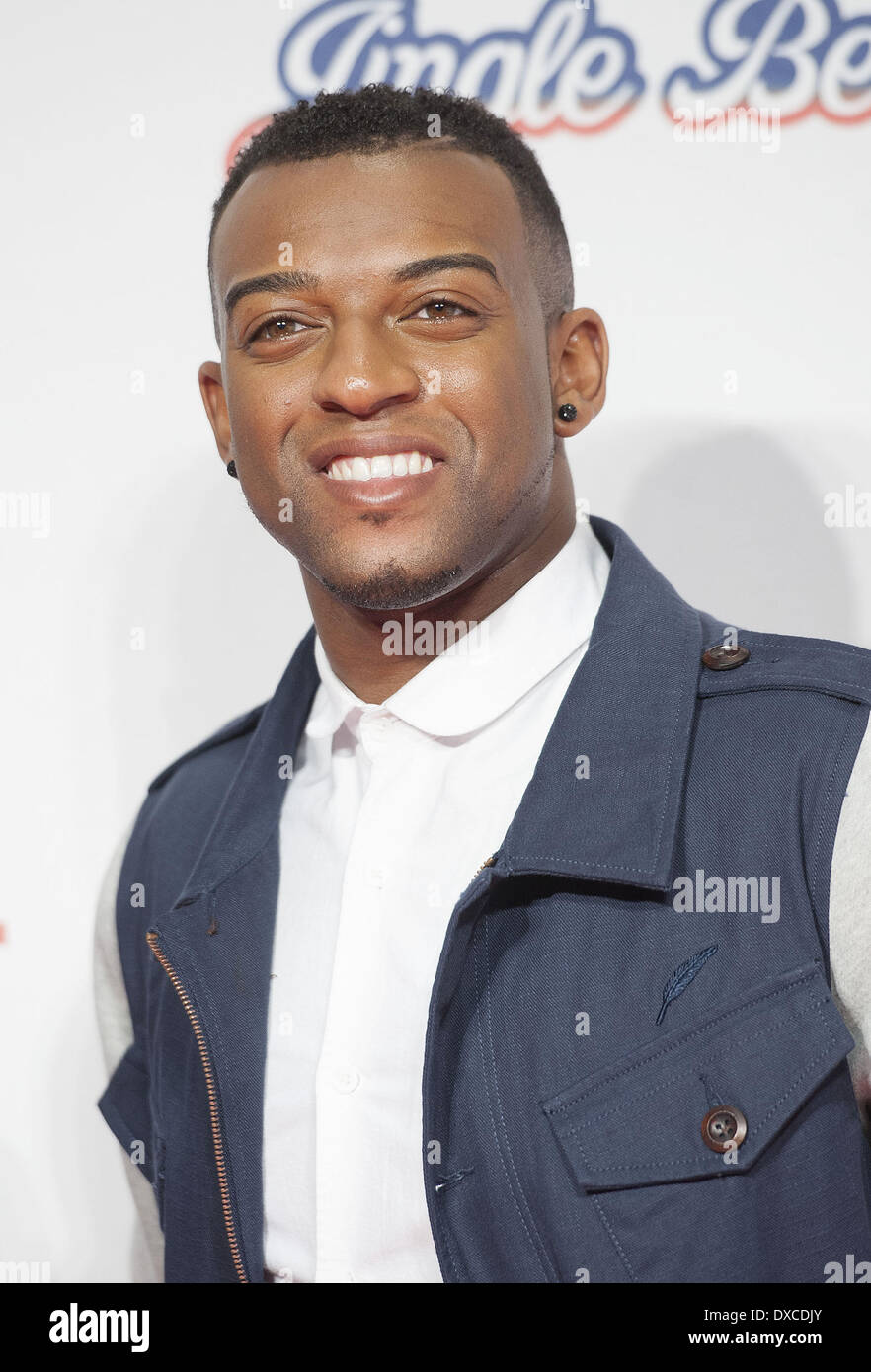 Oritse Williams of JLS Capital FM Jingle Bell Ball held at the O2 Arena ...