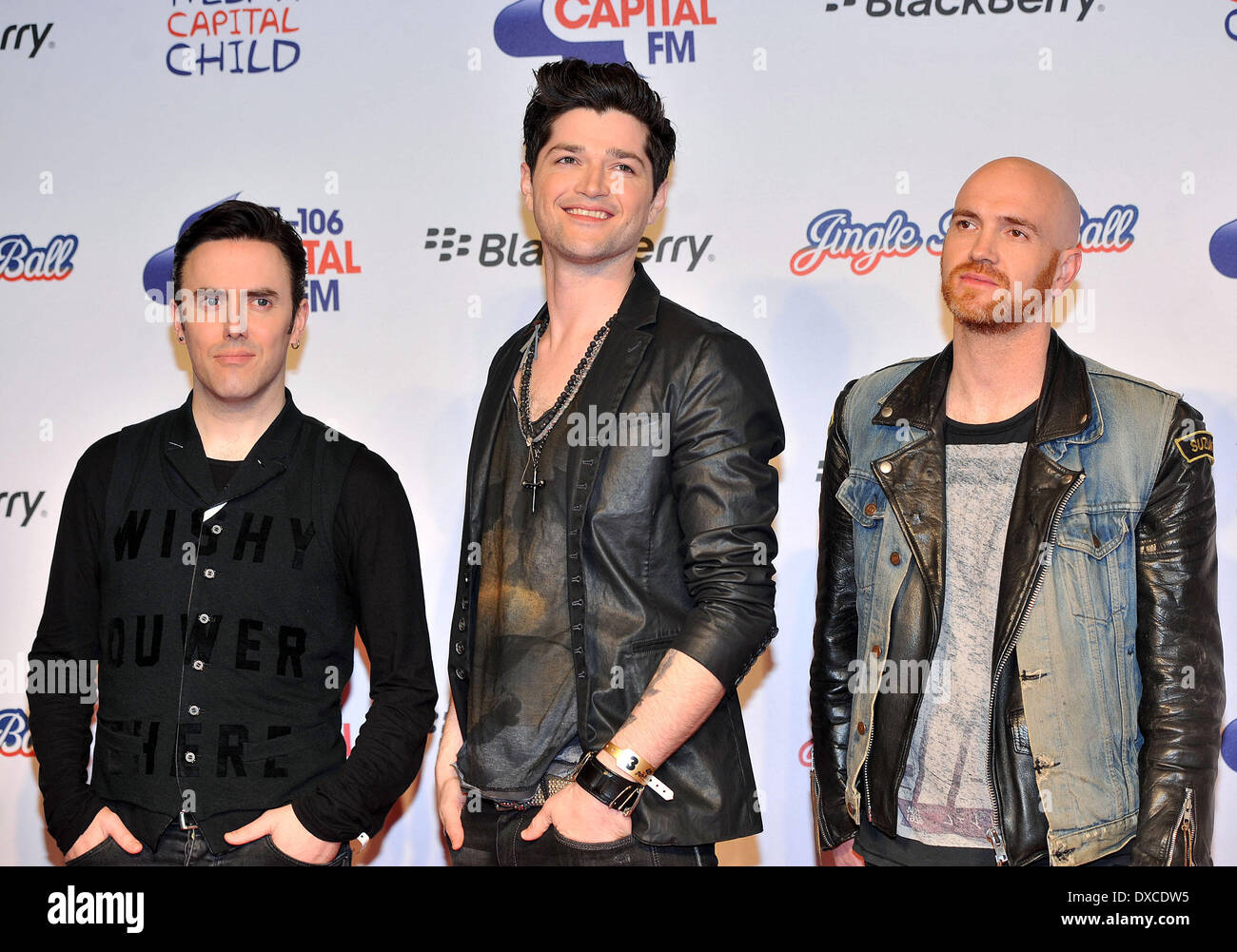 The Script Capital FM Jingle Bell Ball held at the O2 Arena - red ...