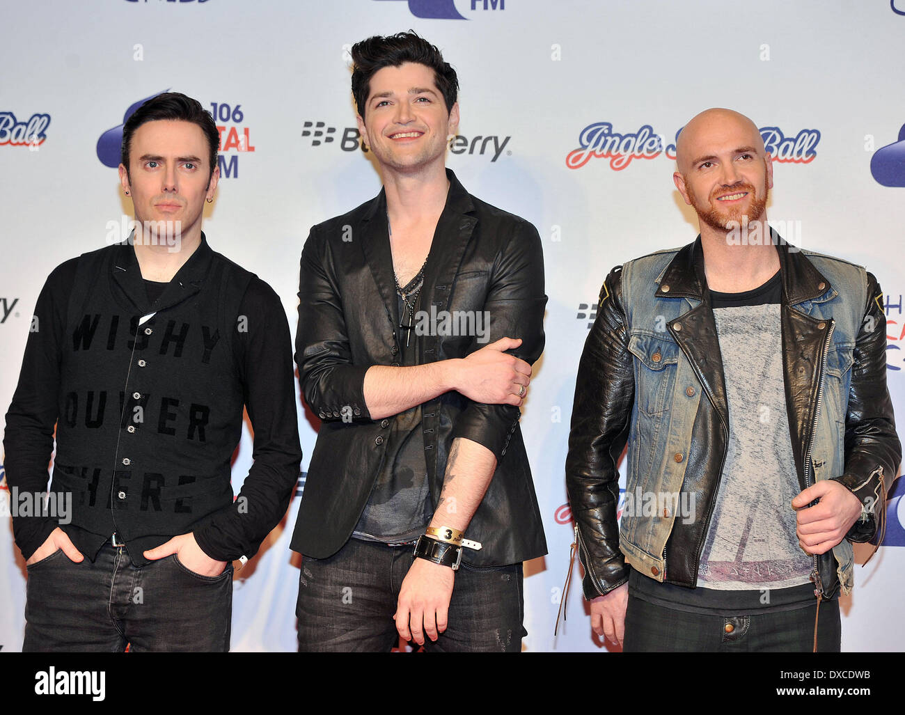 The Script Capital FM Jingle Bell Ball held at the O2 Arena - red ...