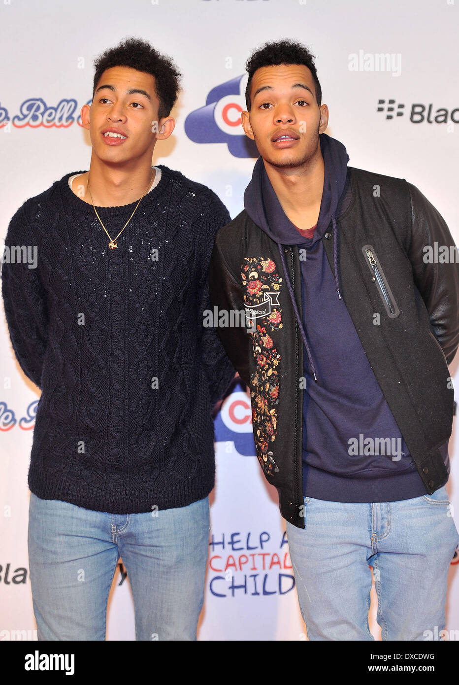 Rizzle Kicks Capital FM Jingle Bell Ball held at the O2 Arena - red ...