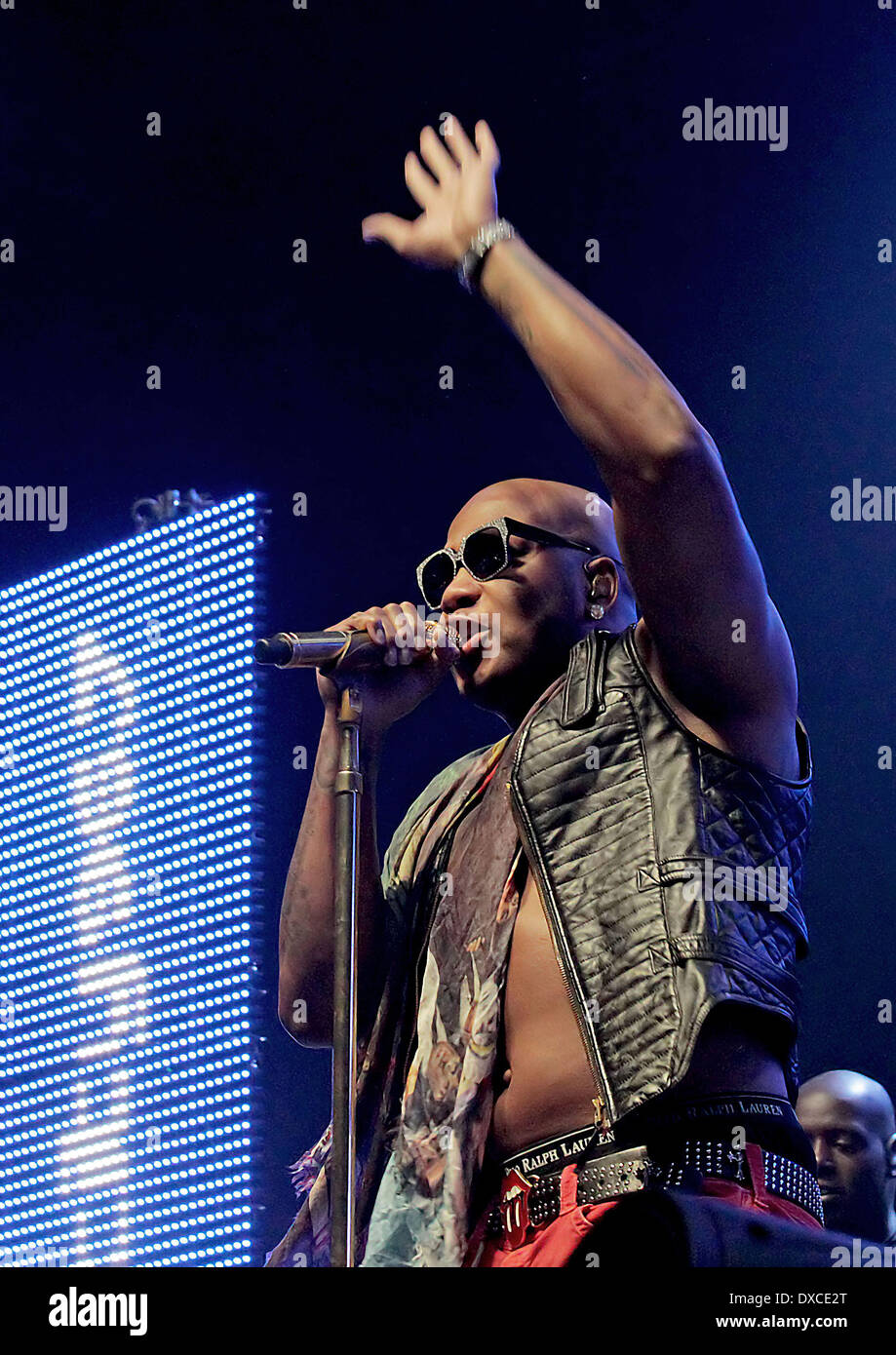 Flo Rida performing at Radio City Live at the Liverpool Echo Arena ...